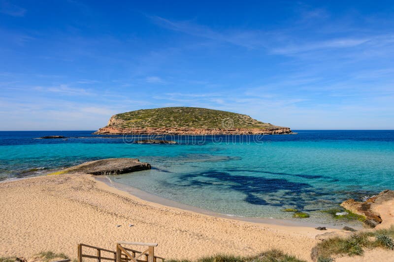 Ibiza. Cala Conta stock image. Image of destination - 272786177