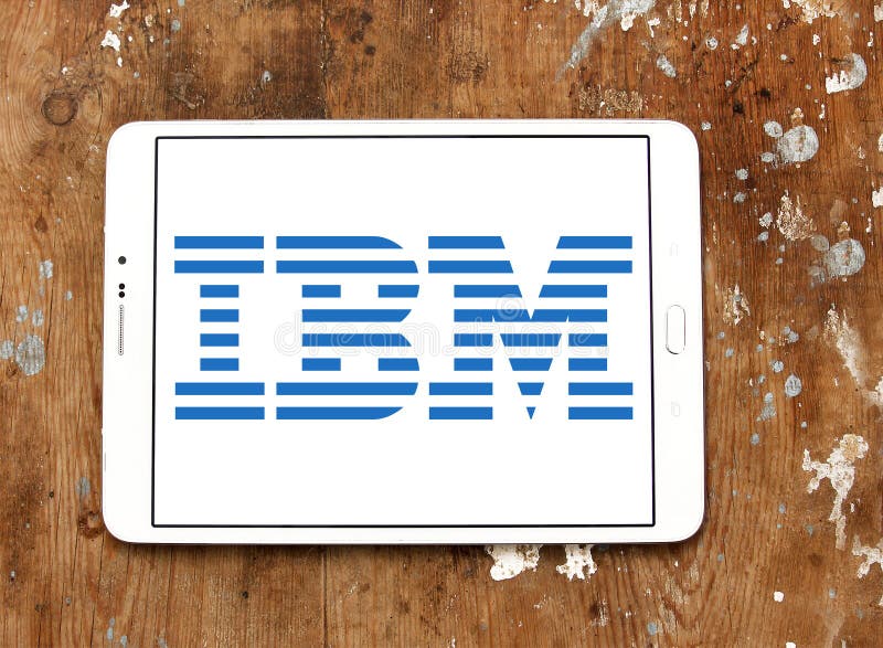 Ibm logo editorial photography. Image of electronics - 89512202
