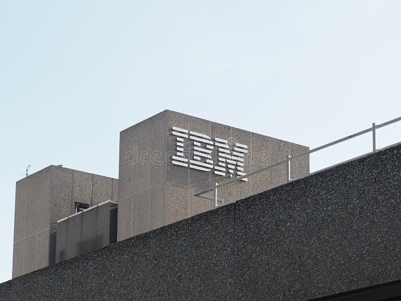 IBM Logo on London Headquarters Editorial Image - Image of building ...