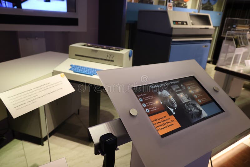 IBM Machines, Computer Science Museum Mountain View California ...