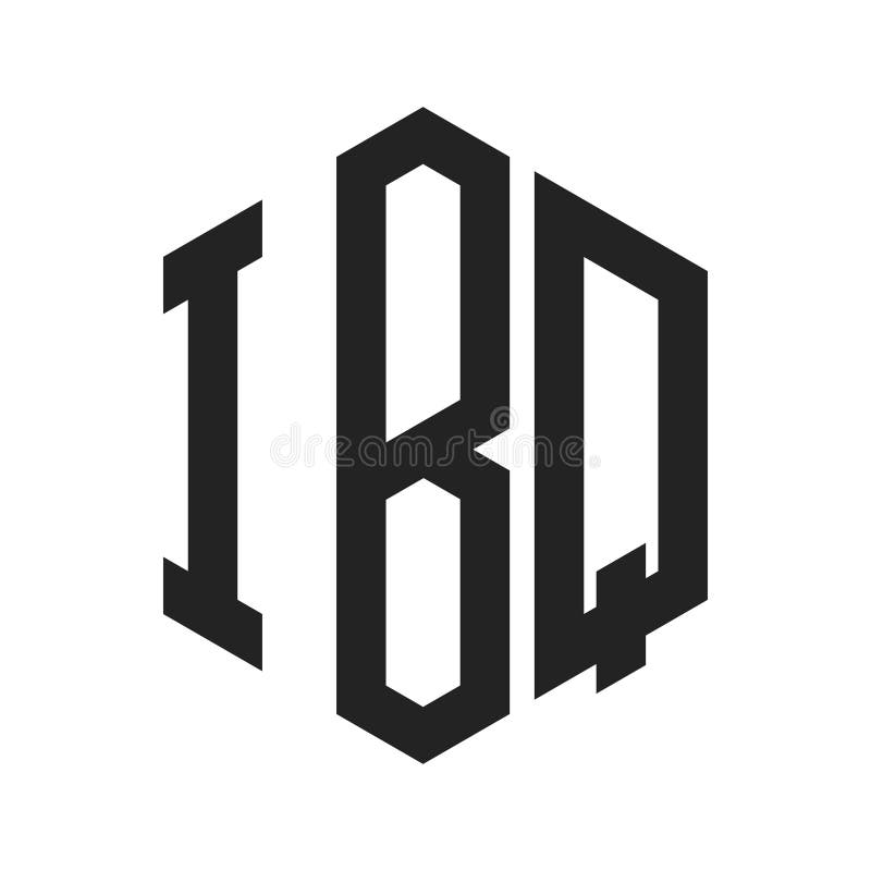 IBQ Logo Design. Initial Letter IBQ Monogram Logo Using Hexagon Shape ...