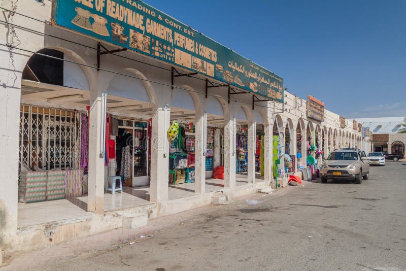 IBRA, OMAN - MARCH 6, 2017: Fruit and Vegetable Sellers at the Souq in ...