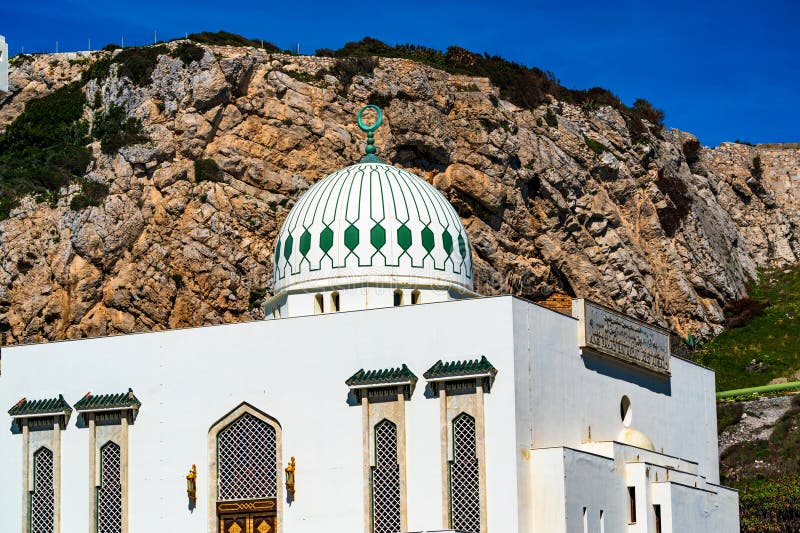 Ibrahim-al-Ibrahim Mosque stock photo. Image of point - 273465874