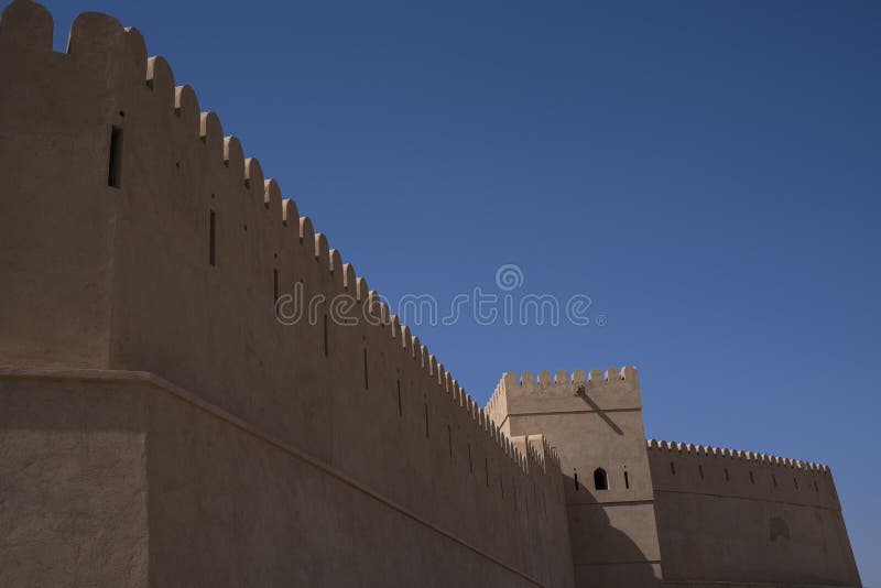 Ibri castle in oman stock image. Image of temple, ibri - 246422407