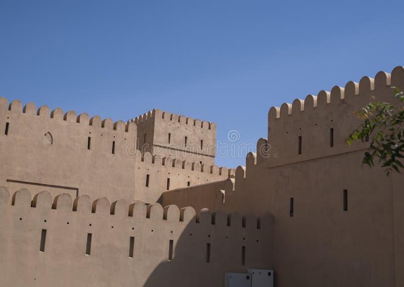 Ibri castle in oman stock image. Image of building, ibri - 246422649