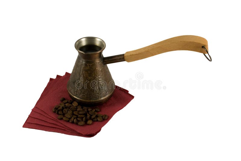 Old Ibrik - Turkish Coffee Pot Stock Image - Image of breakfast, coffee ...