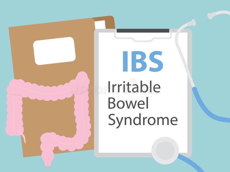 IBS Irritable Bowel Syndrome Concept Stock Vector - Illustration of ...