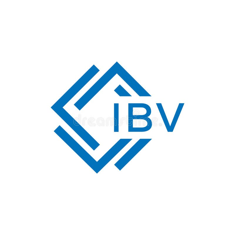 IBV Letter Logo Design on White Background. IBV Creative Circle Letter ...