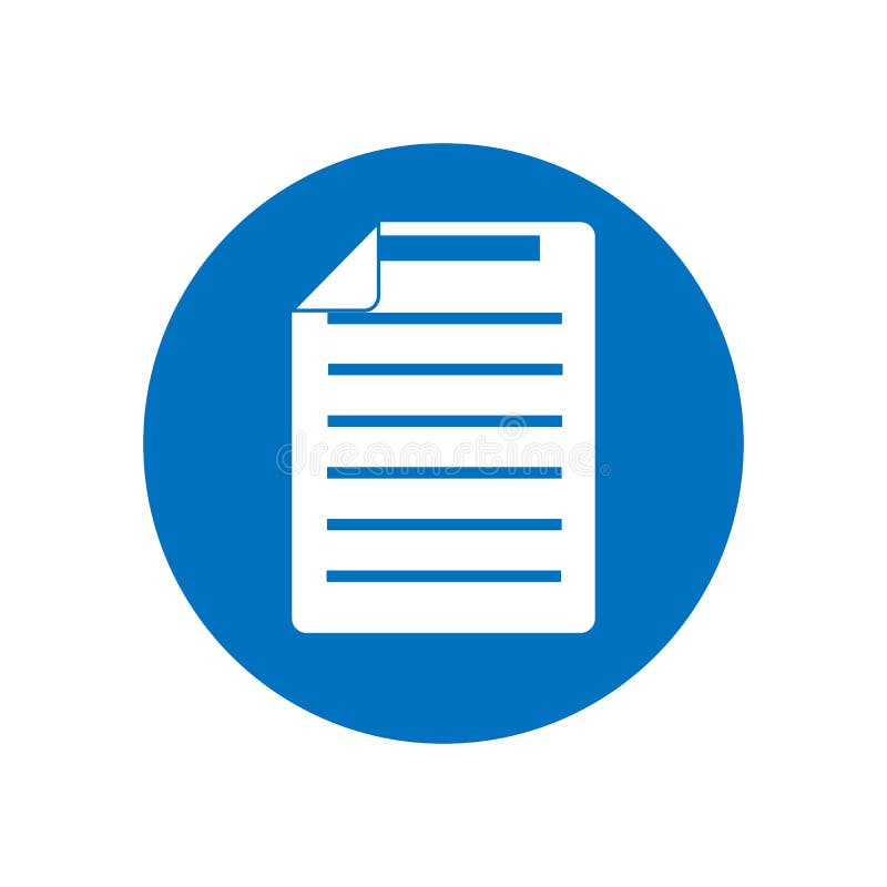 Symbole De Dossier Icône De Dossier Avec Des Documents Illustration ...