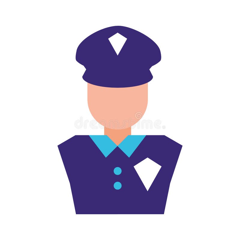 Icône D'avatar D'agent De Sécurité Illustration de Vecteur ...