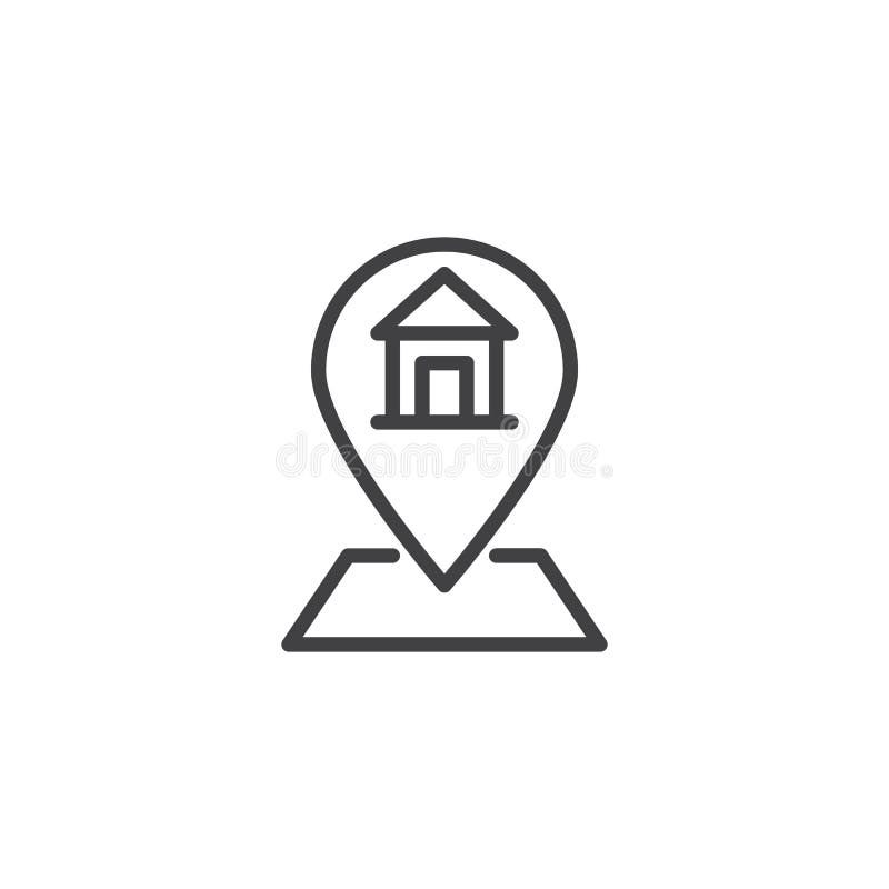 Icône D'ensemble D'adresse Debut De Piste Illustration de Vecteur ...