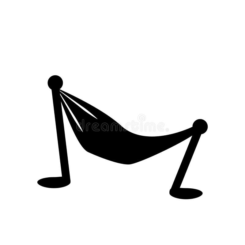 Icône d'hamac illustration de vecteur. Illustration du graphisme ...