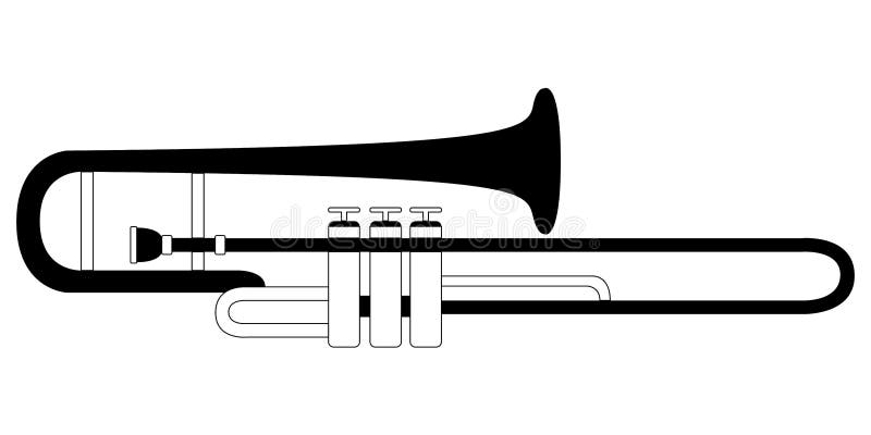 Vecteur D'icône Trombone De La Collection De Musique Illustration Du ...
