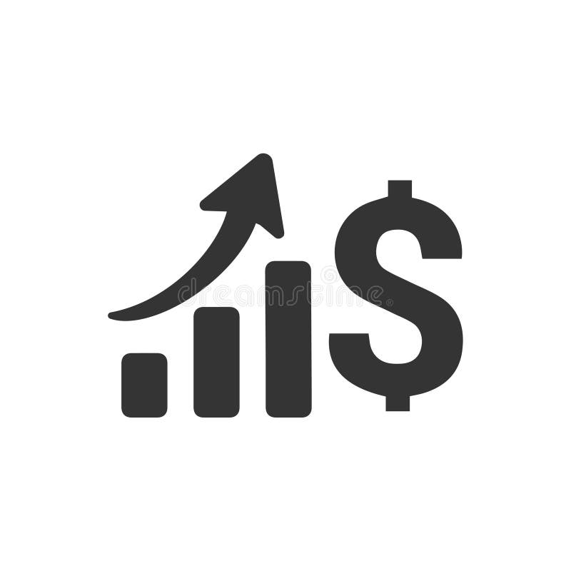 Icône de bénéfice illustration de vecteur. Illustration du graphisme ...