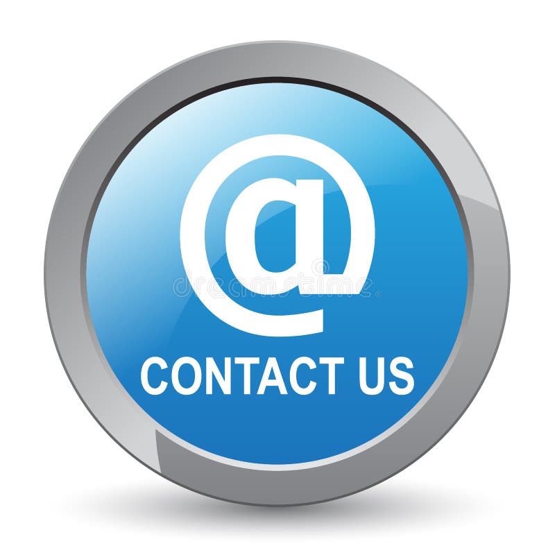 Icône De Bouton De Contactez-nous Illustration Stock - Illustration du ...