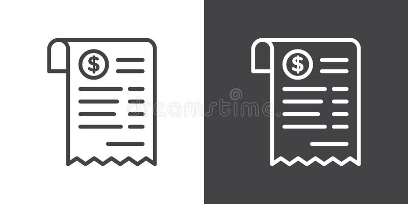 Icône De Facturation Plan Vectoriel Plat Illustration de Vecteur ...