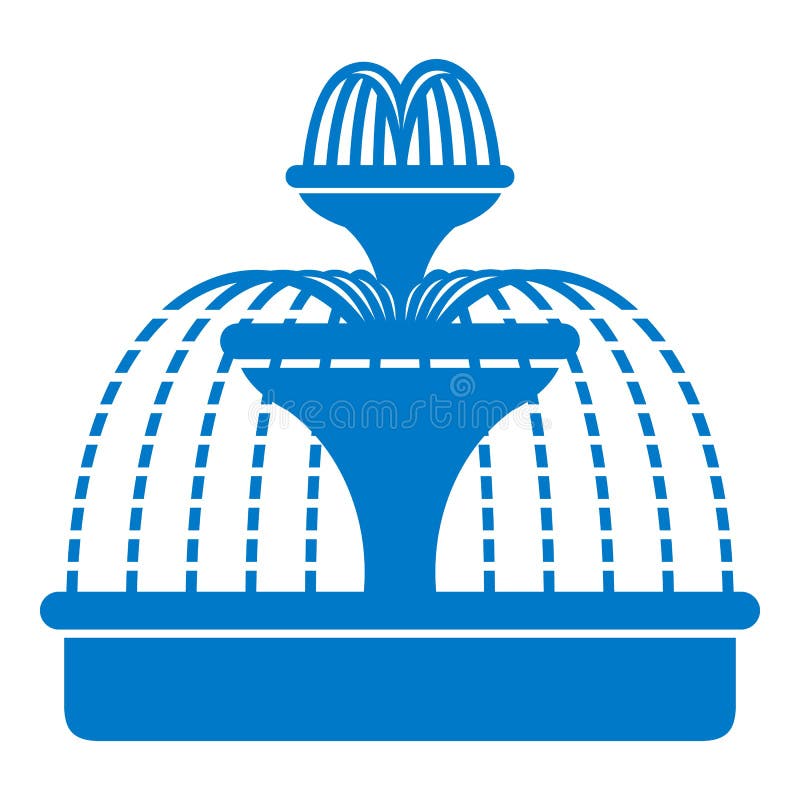 Icône De Fontaine, Style Simple Illustration Stock - Illustration du ...