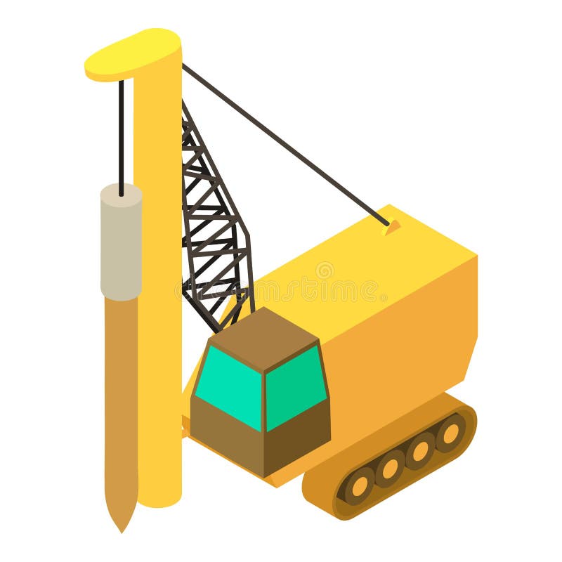 Icône De Foreuse, Style Simple Illustration de Vecteur - Illustration ...