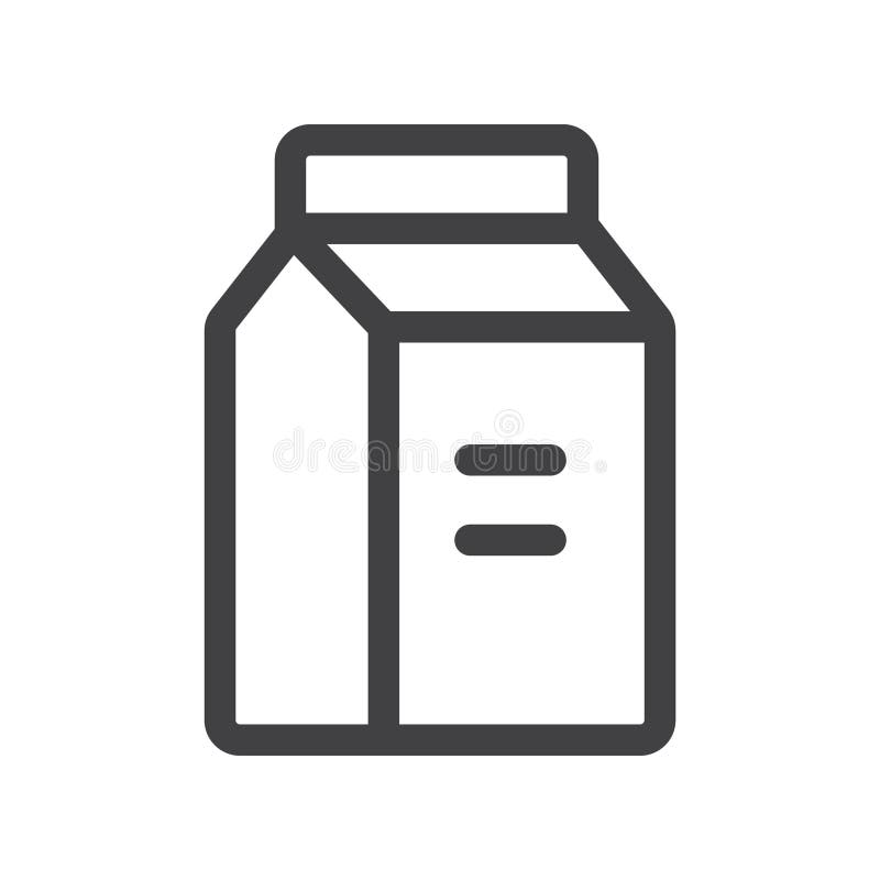 Icône De Lait Logo Vectoriel Simple Illustration de Vecteur ...