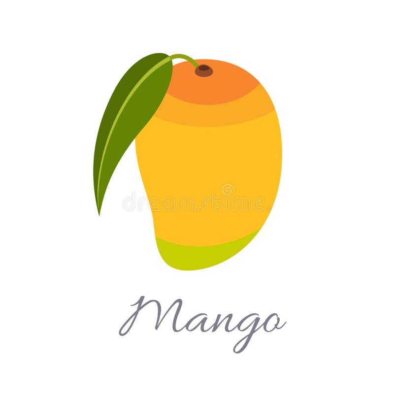 Icône Mangue Dessin Animé Animation Clip Art Vectoriel Illustration ...