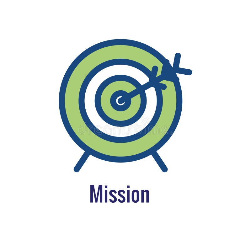 Icône De Mission à Utiliser Avec Les Valeurs De Base Avec Les ...