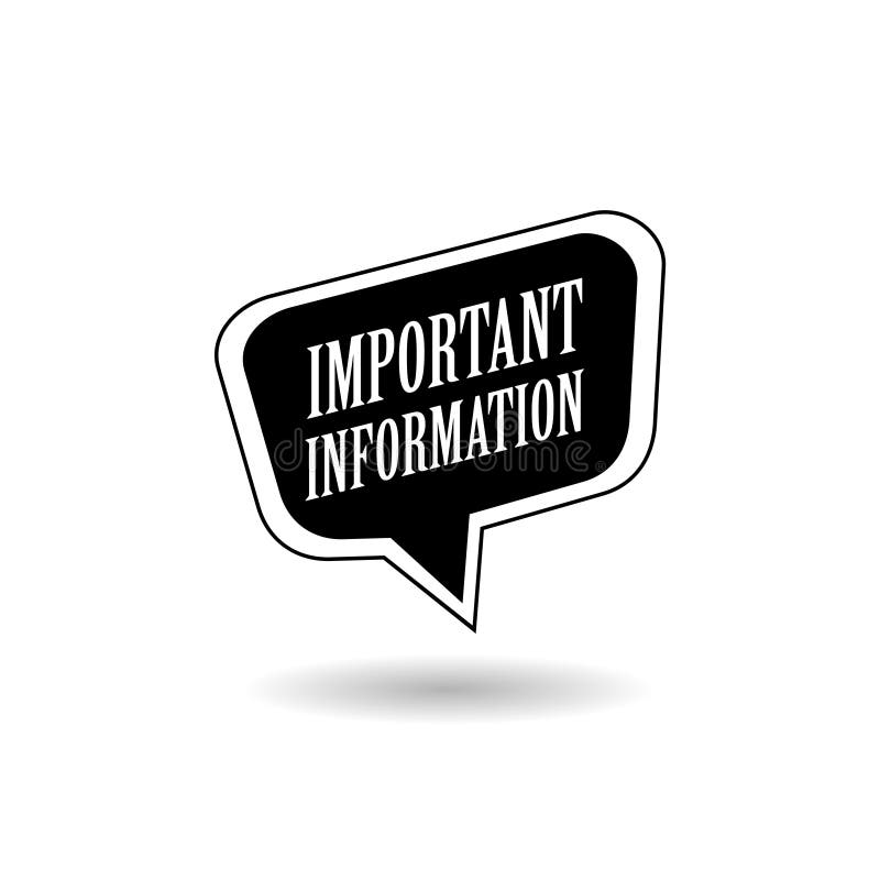 Signe, Icône Ou Logo De L'information Importante Illustration de ...