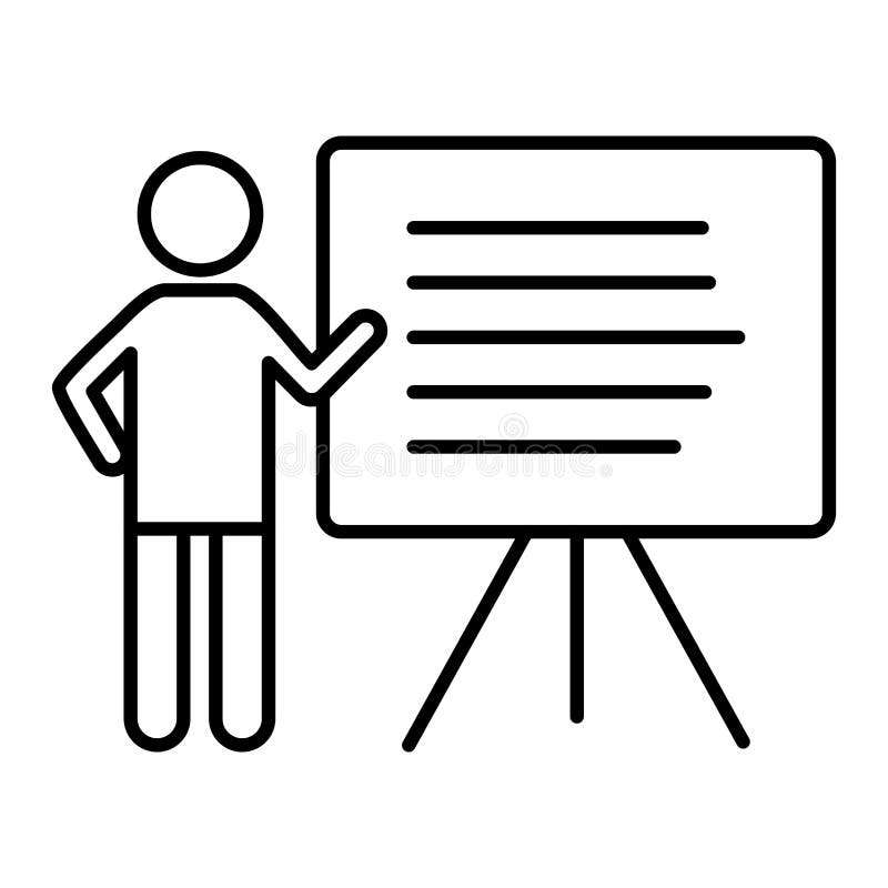 Icône De Présentation Vectorielle Illustration de Vecteur ...