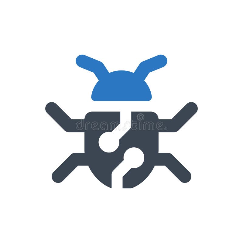 Icône De Programme Malveillant Illustration de Vecteur - Illustration ...