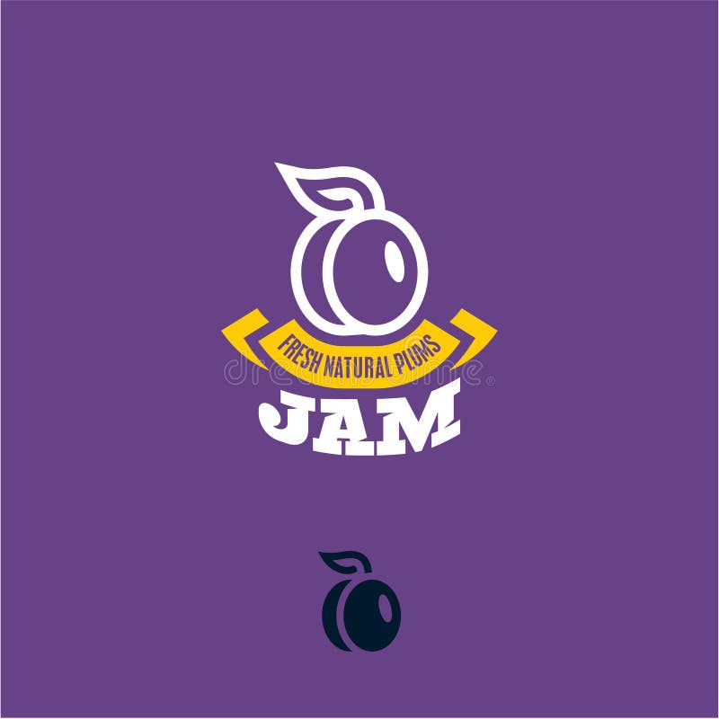 Icône De Prune Label De Prune Illustration de Vecteur - Illustration du ...