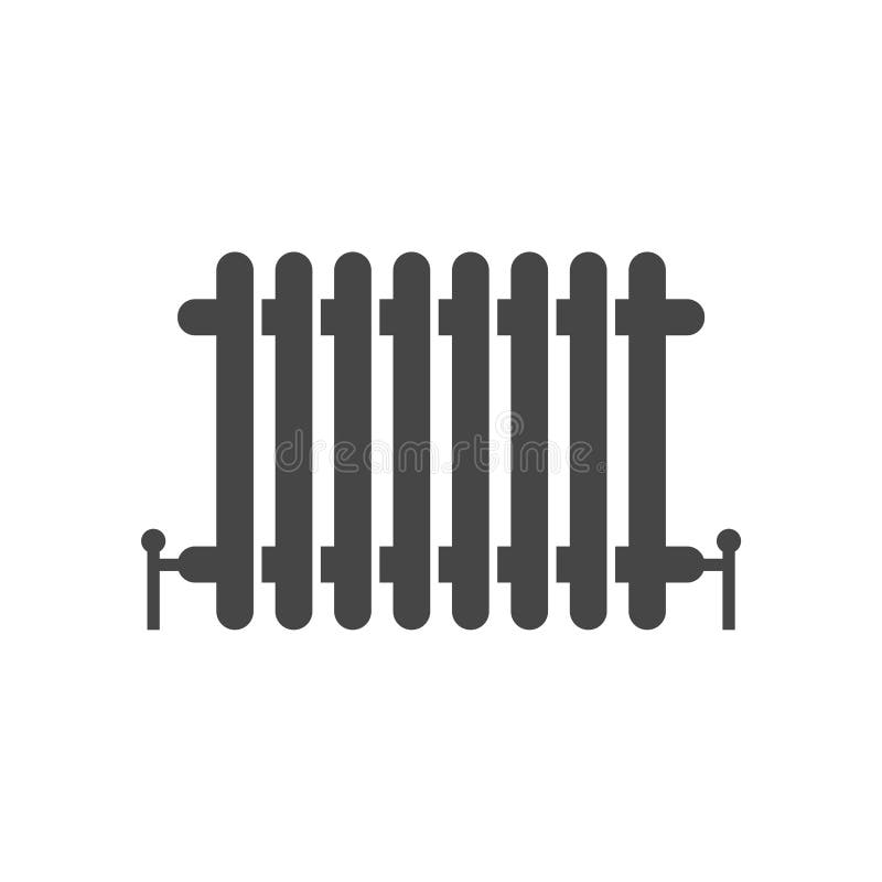 Icône De Chauffage De Radiateur, Symbole, Illustration De Logo ...