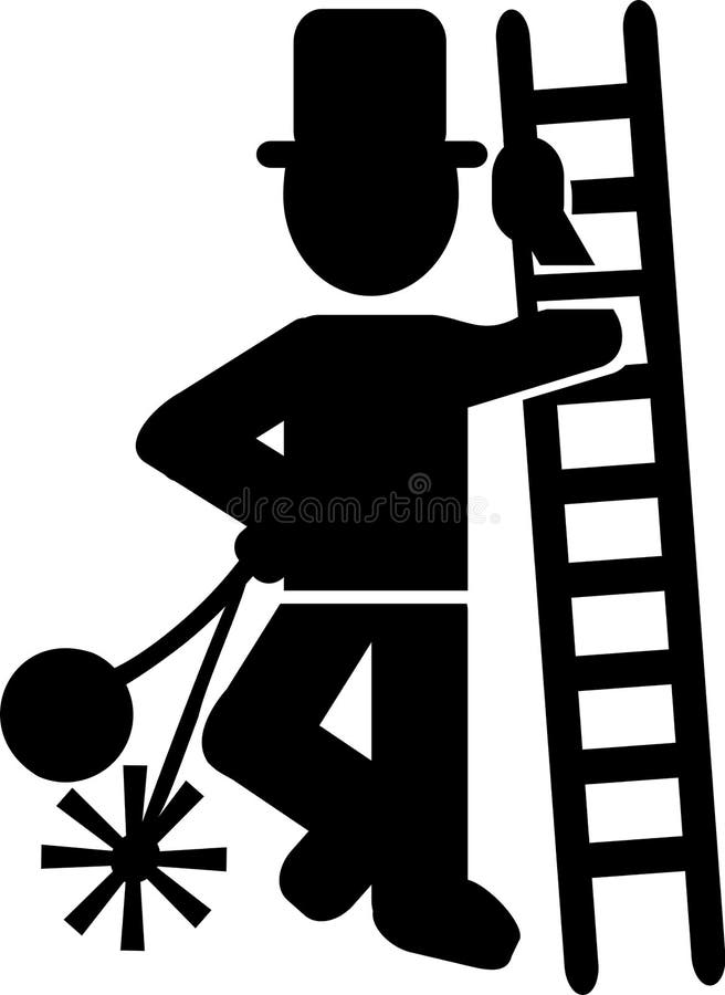 Icône de ramoneur illustration stock. Illustration du pictogramme ...