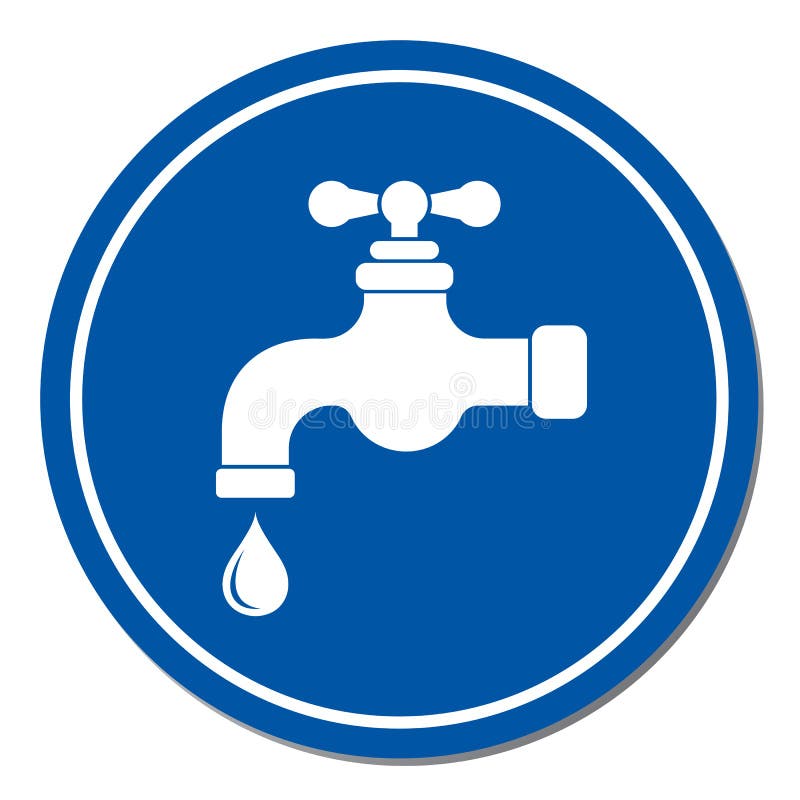 Icône de robinet d'eau illustration de vecteur. Illustration du ...