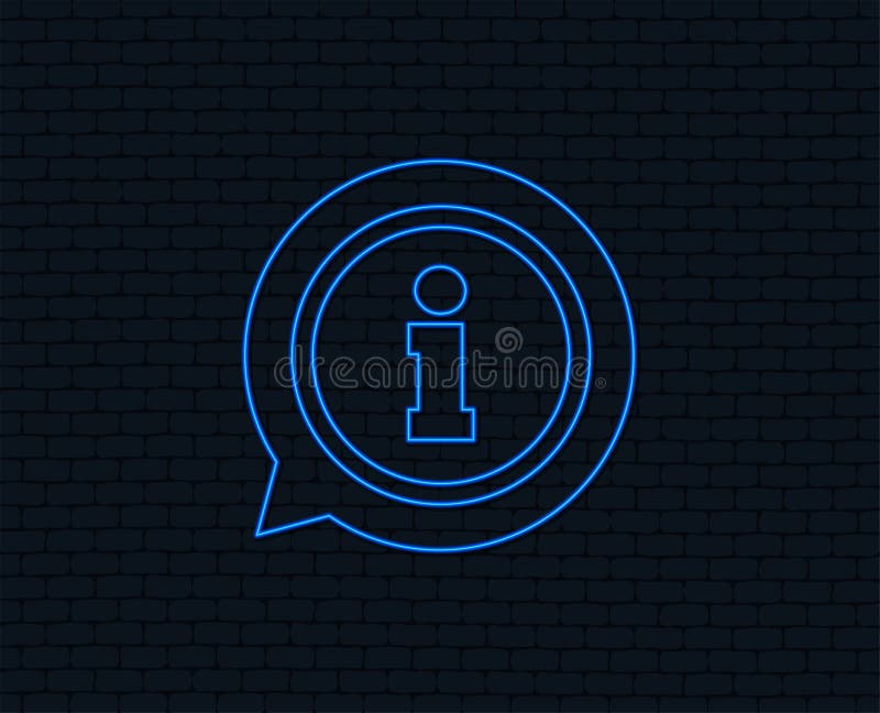 Icône De Signe De L'information Symbole D'infos Illustration de Vecteur ...