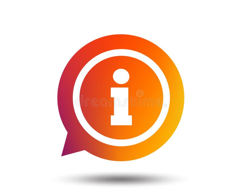 Icône De Signe De L'information Symbole D'infos Illustration de Vecteur ...