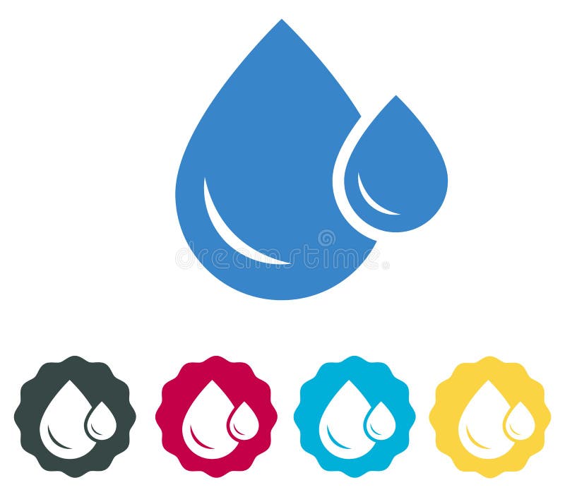 Icône de solution d'eau illustration stock. Illustration of industrie ...