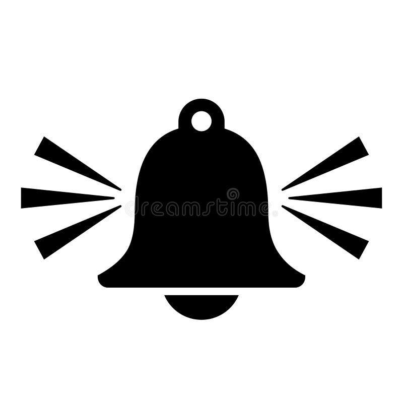 Icône de sonnette d'alarme illustration de vecteur. Illustration du ...