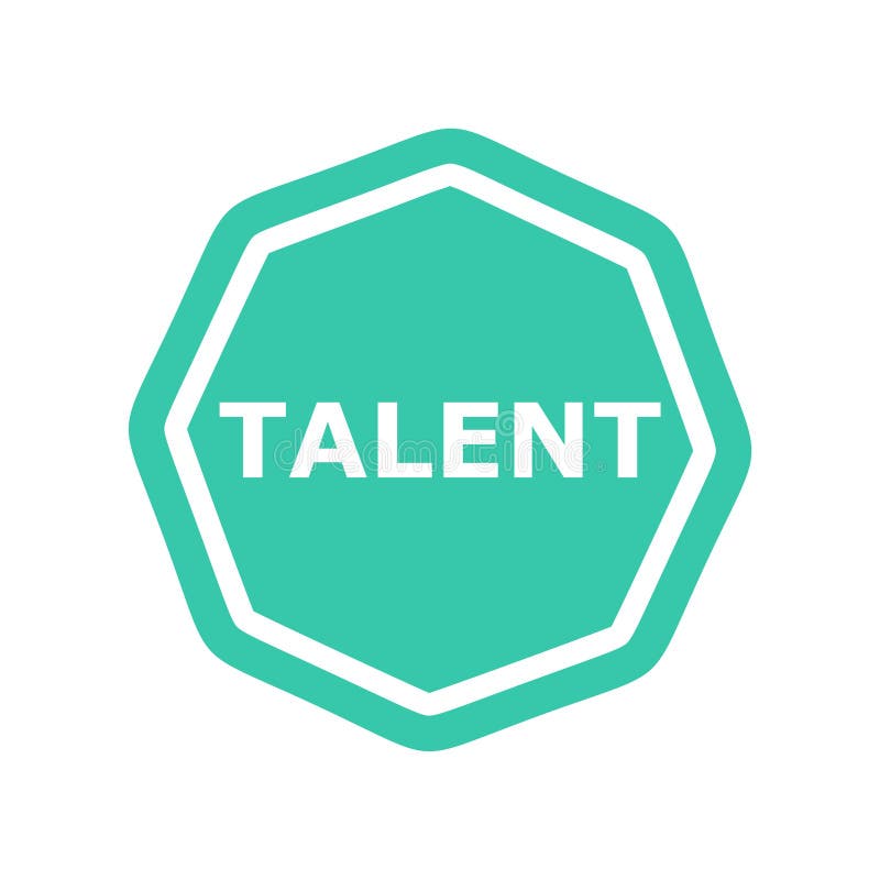 Icône De Talent, Logo Simple De Vecteur De Talent Illustration Stock ...