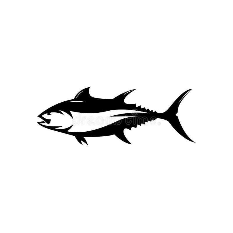 Icône De Thon Logo Vectoriel Illustration de Vecteur - Illustration du ...