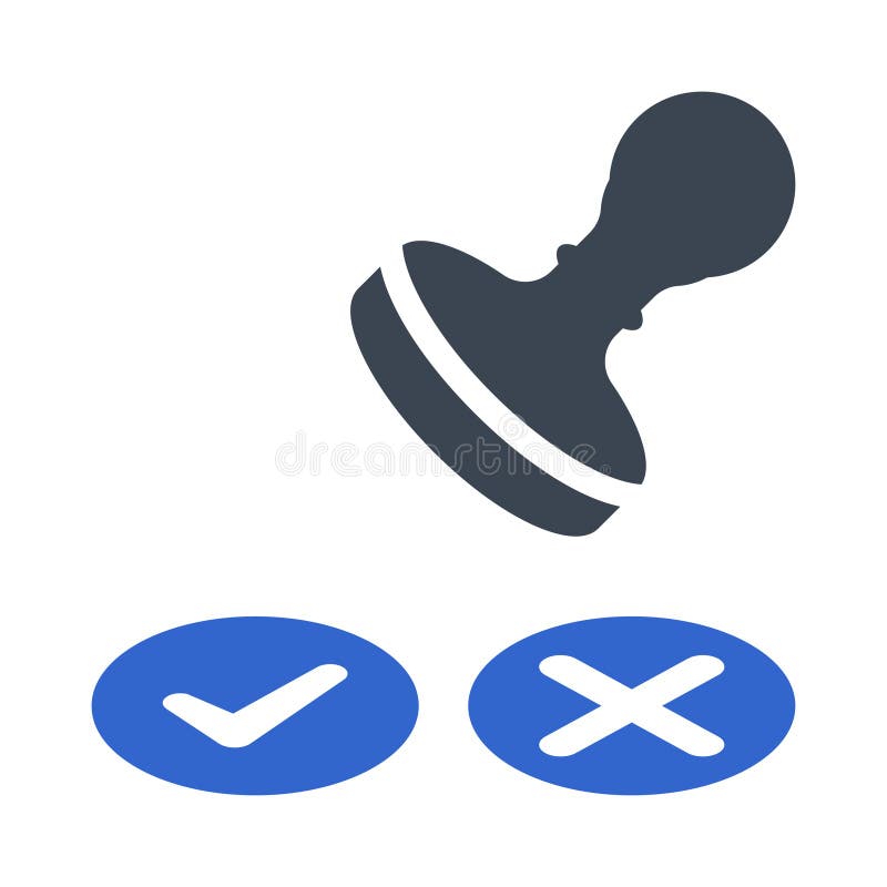 Icône De Validation De Choix Illustration de Vecteur - Illustration du ...