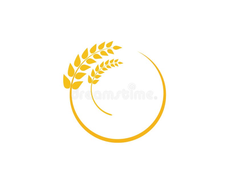 Icône de vecteur de blé illustration stock. Illustration du nourriture ...