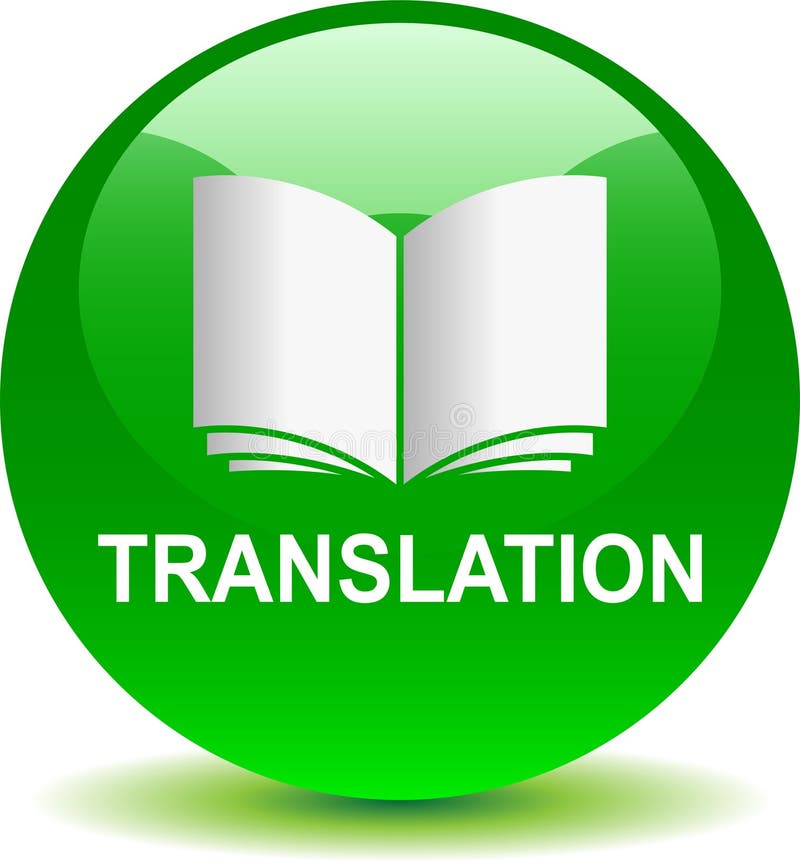 Icône De Vert De Bouton De Web De Traduction Illustration de Vecteur ...