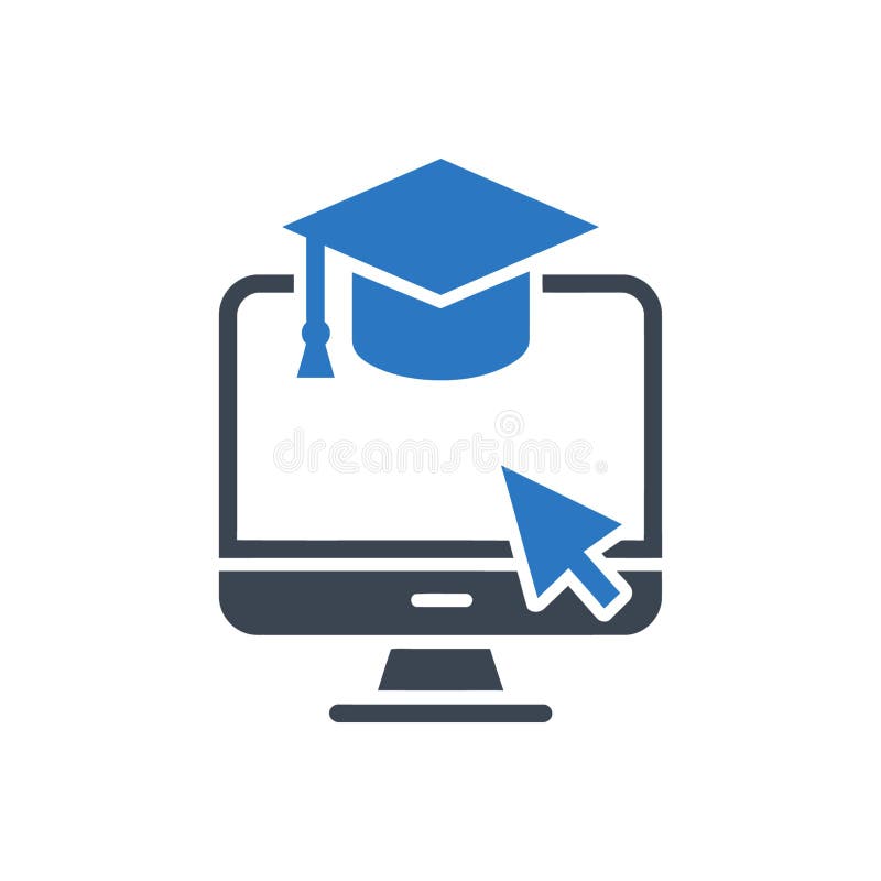 Icône ELearning Platform illustration de vecteur. Illustration of ...