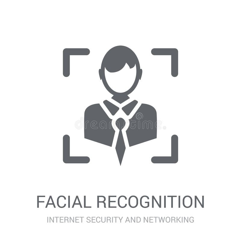 Icône Faciale De Reconnaissance Illustration de Vecteur - Illustration ...