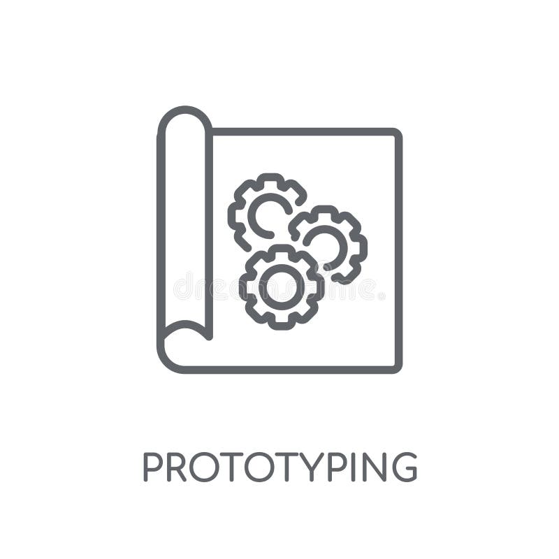 Icône Linéaire De Prototypage Concept Moderne De Logo De Prototypage D ...