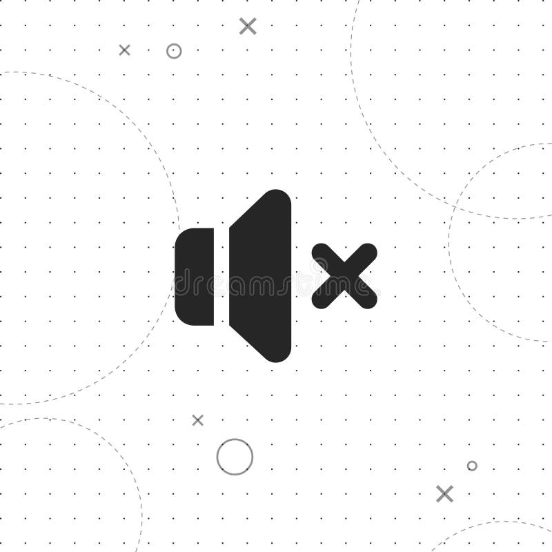 Icône Muette De Vecteur Sur Le Fond Transparent, Conception Muette De ...