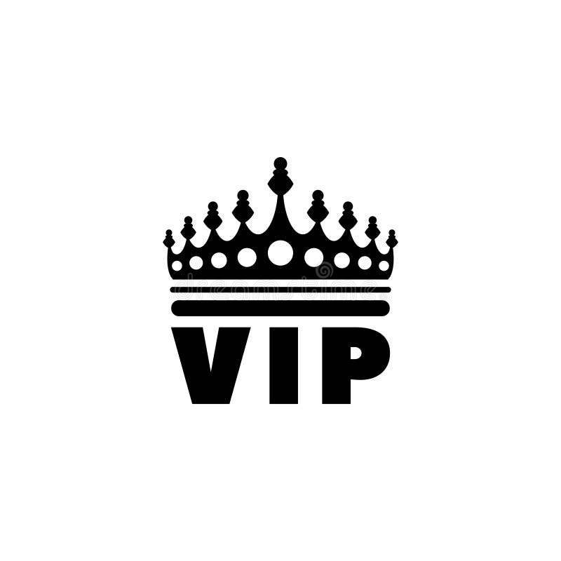 Symbole de couronne de VIP illustration de vecteur. Illustration du ...
