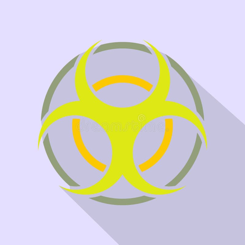 Icône Bleue Ronde D'autocollant, Style Plat Illustration de Vecteur ...