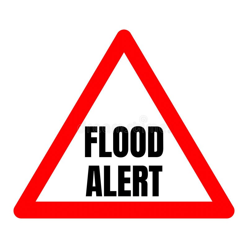 Icône Symbole Alerte D'inondation Illustration Stock - Illustration du ...