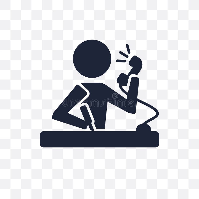 Icône Transparente De Commis Conception De Symbole De Commis De Col De ...