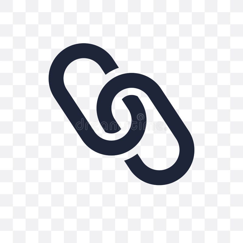 Icône Transparente De Lien Conception De Symbole De Lien De La ...